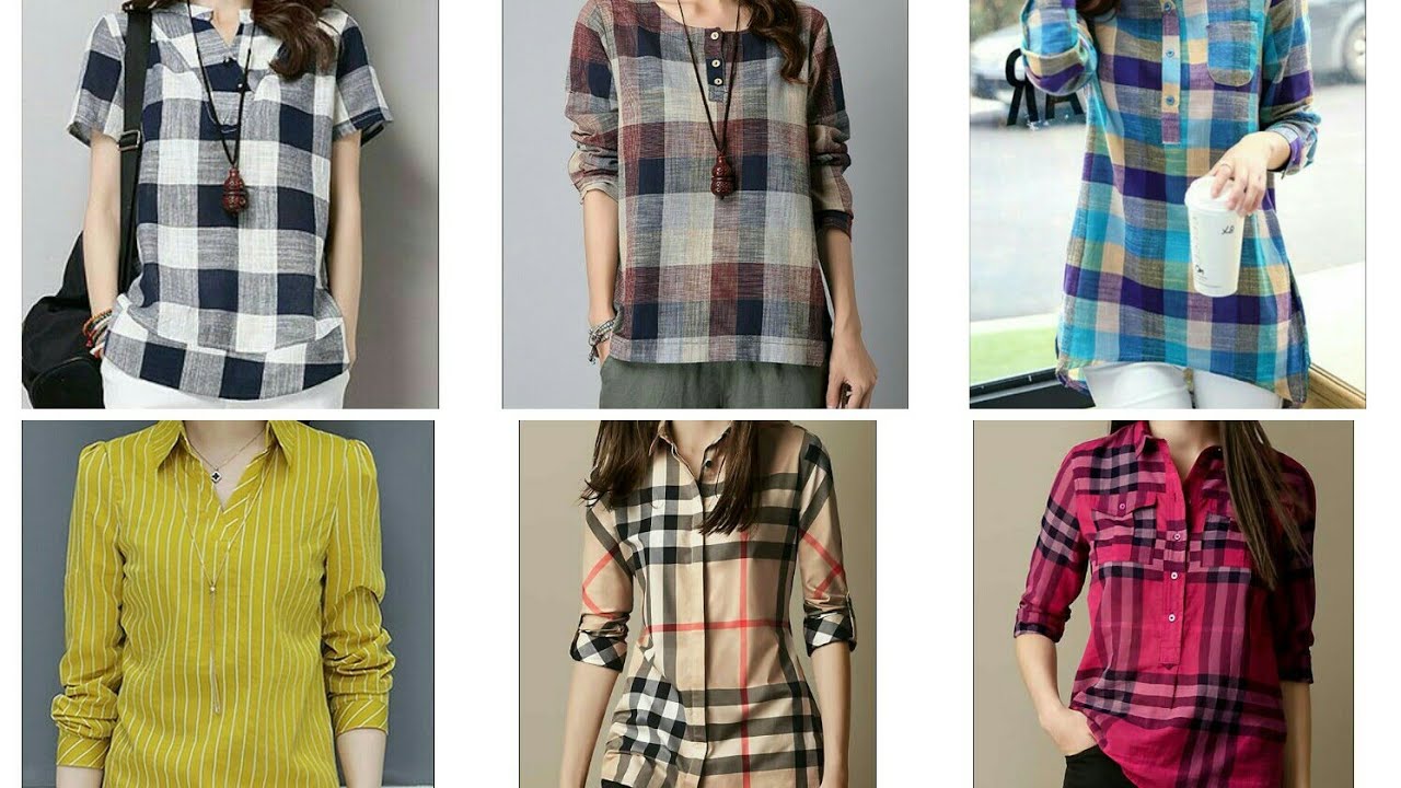 Top Stylish Casual Wear Comfortable Check Printed Shirt Designs For ...