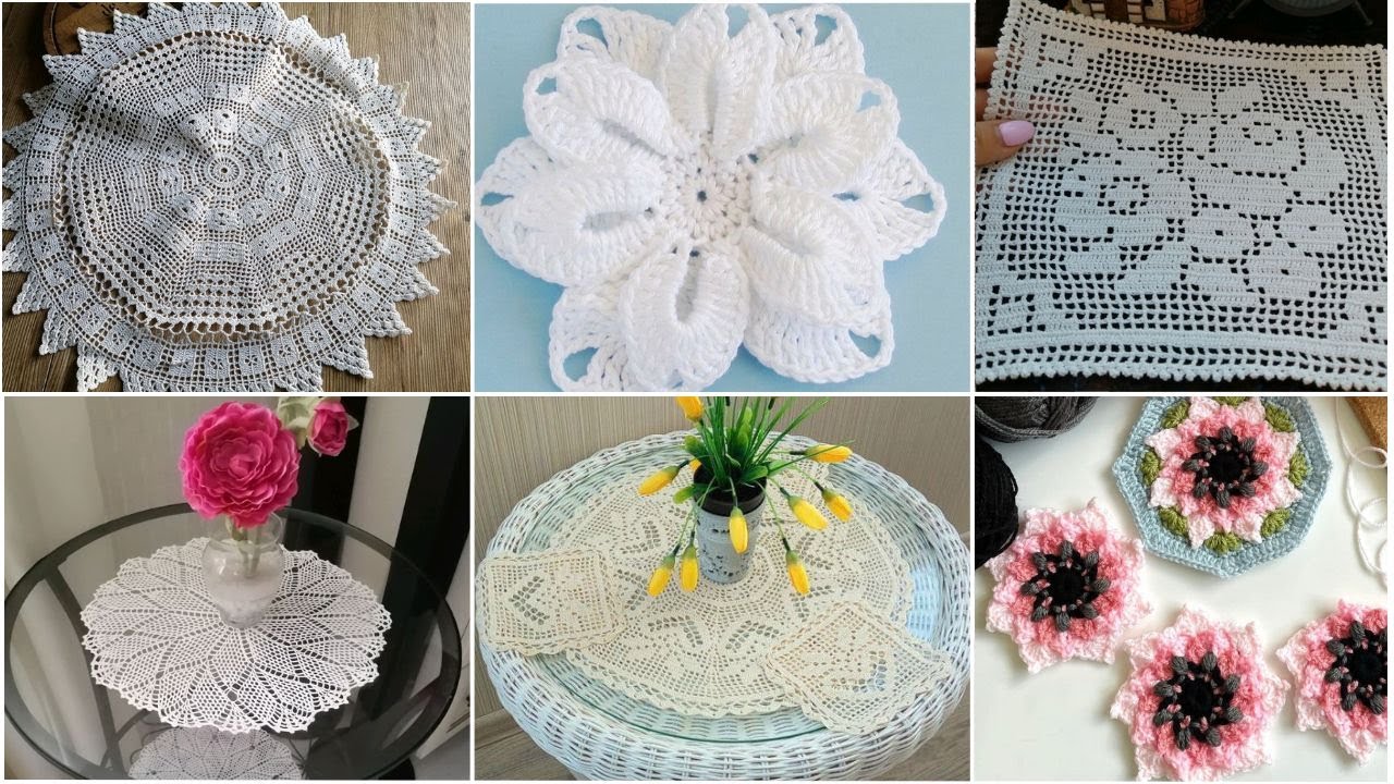 Very Gorgeous and Attractive Crochet Designs/Lace patterns - YouTube