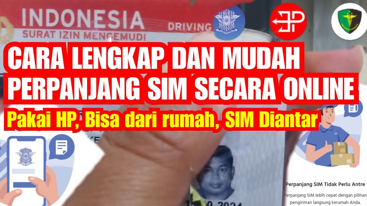 Cara Memperpanjang SIM Online Panduan Buat SIM Lengkap Daftar Digital ...