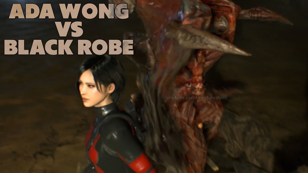 Ada Wong Deadpool VS Black Robe | RE4 Remake PRO Mode - YouTube