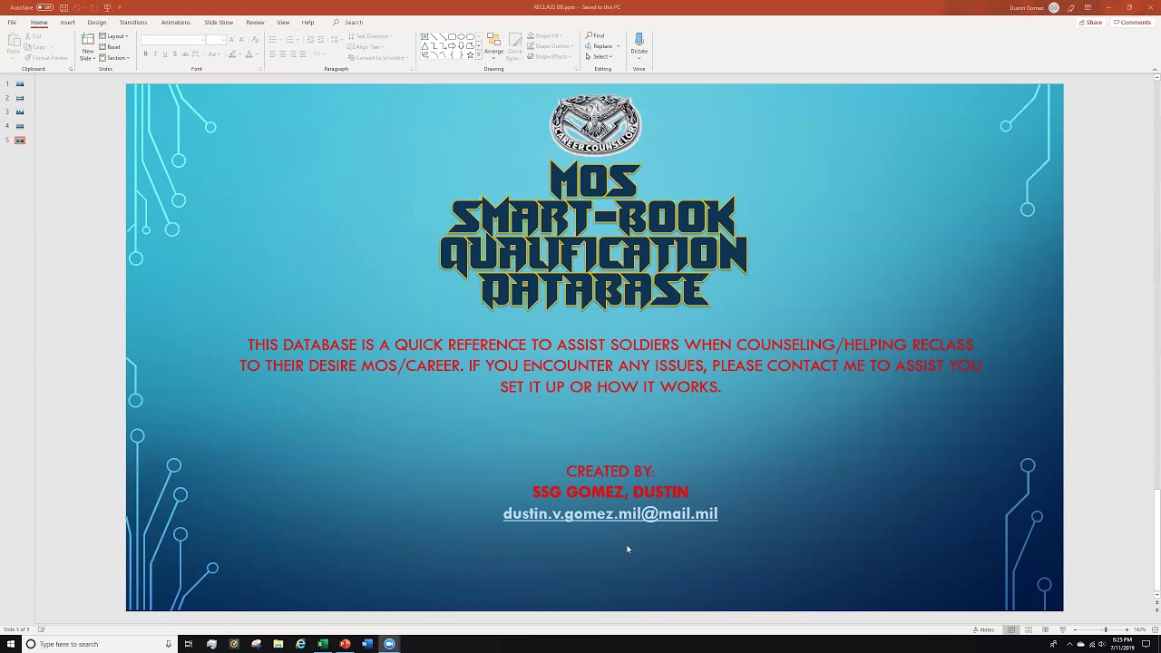 MOS Smart-Book DB - YouTube