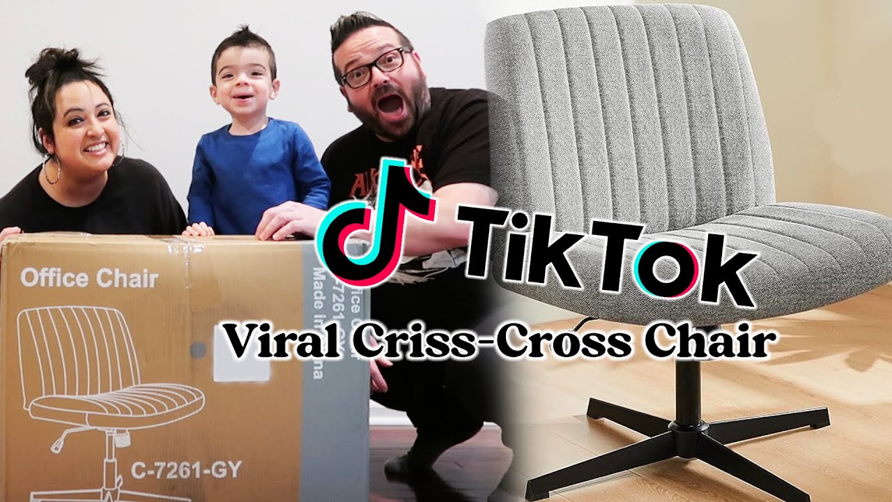 Unboxing Viral TikTok Criss Cross Chair | Full Assembly and Review ...
