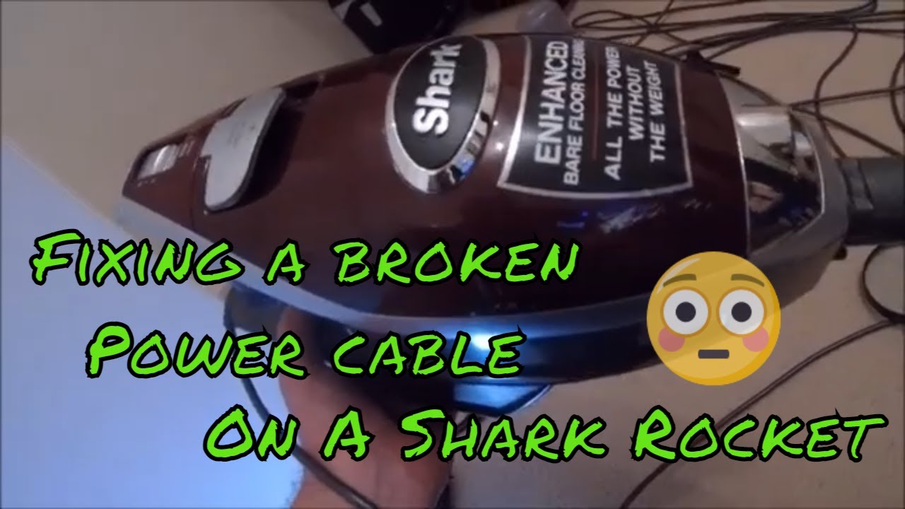 Fixing a broken power cable on a Shark Rocket True Pet - YouTube