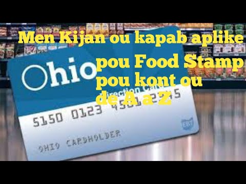 Food Stamp Ohio - Men Koman ou kapab fè demann aplikasyon an pou kont ...