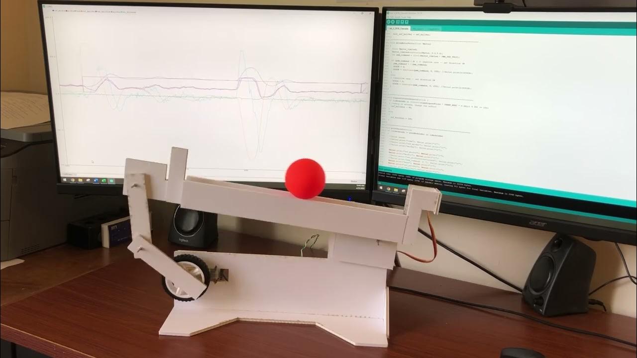Arduino Ball Beam Balance with Changing Setpoint (Cascade Control ...