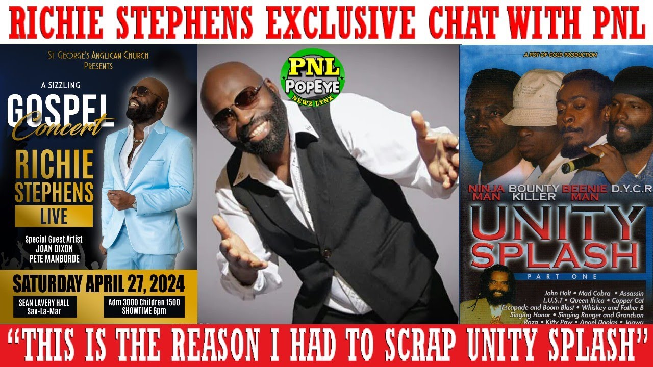Reggae Singer Richie Stephens Chat To PNL About Gospel Concert, Unity ...