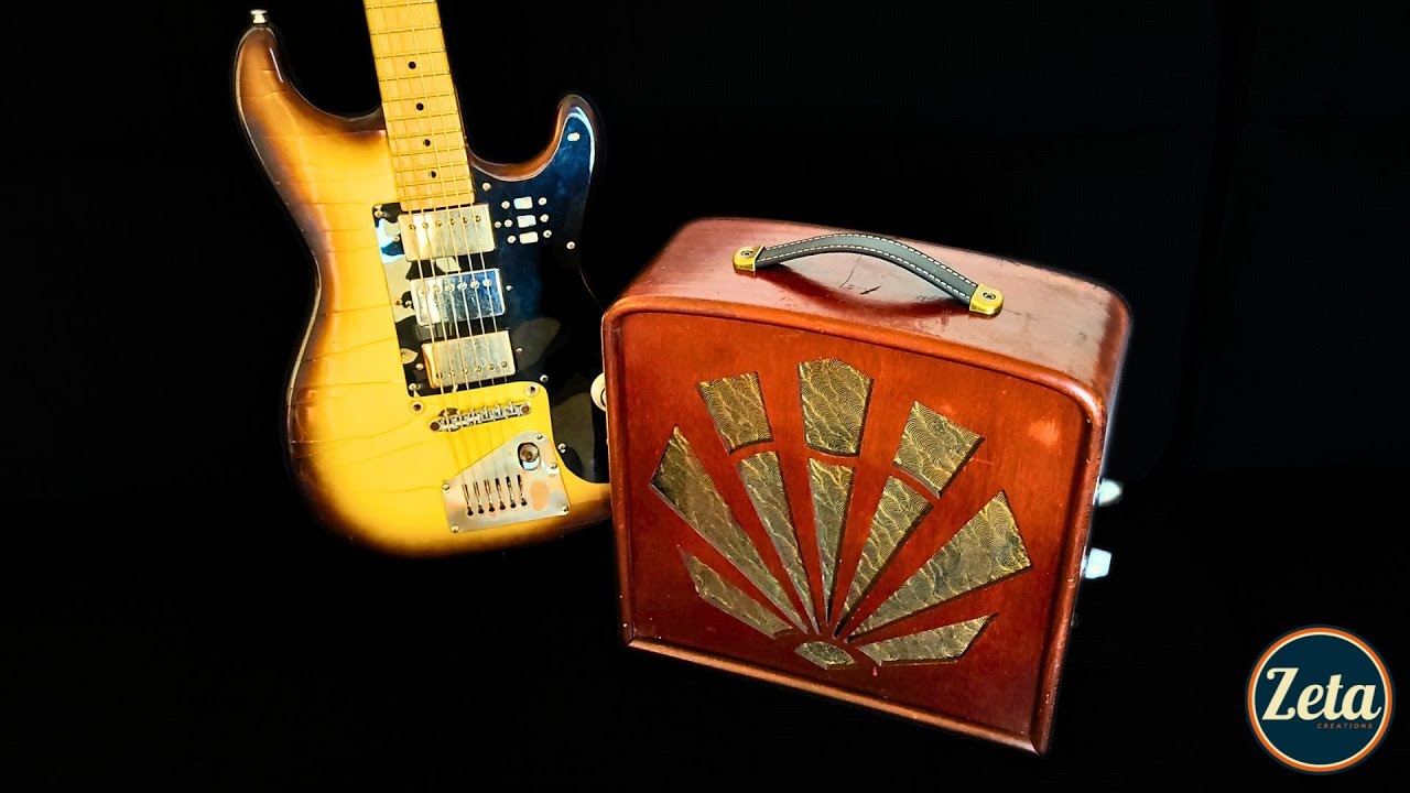 "SHOWMASTER T" Portable guitar amp with built in tremolo by Zeta ...