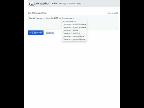 Generate highly accurate SQL queries that fully matches your database schema using AI Bot - YouTube