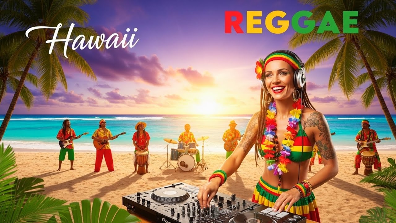 Hawaii Reggae Paradise 🌊 Relaxing Island Music & Tropical Chill Vibes ...