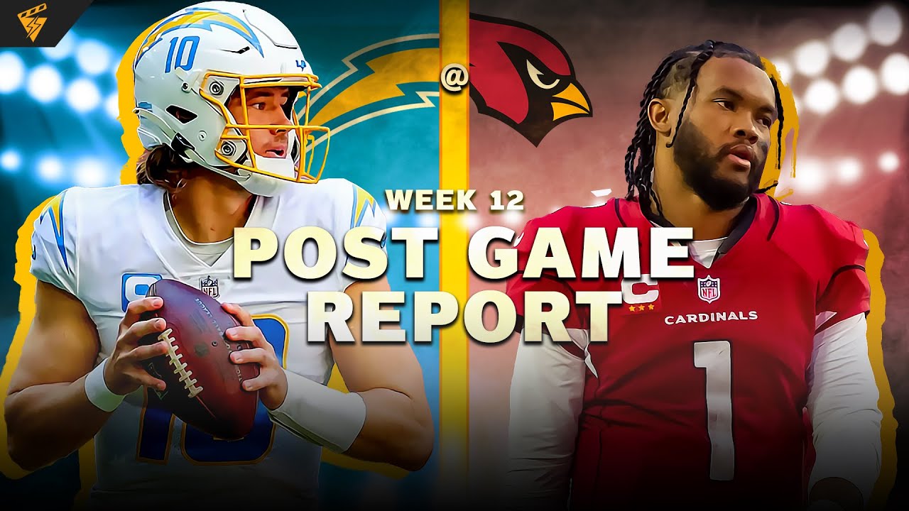Chargers at Cardinals: "Survive" Week 12 Post Game Report | Director's ...