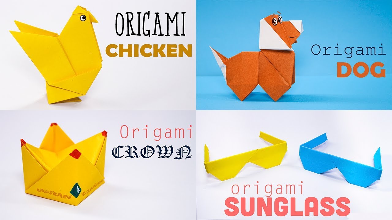 04 cute origami - origami fácil - YouTube