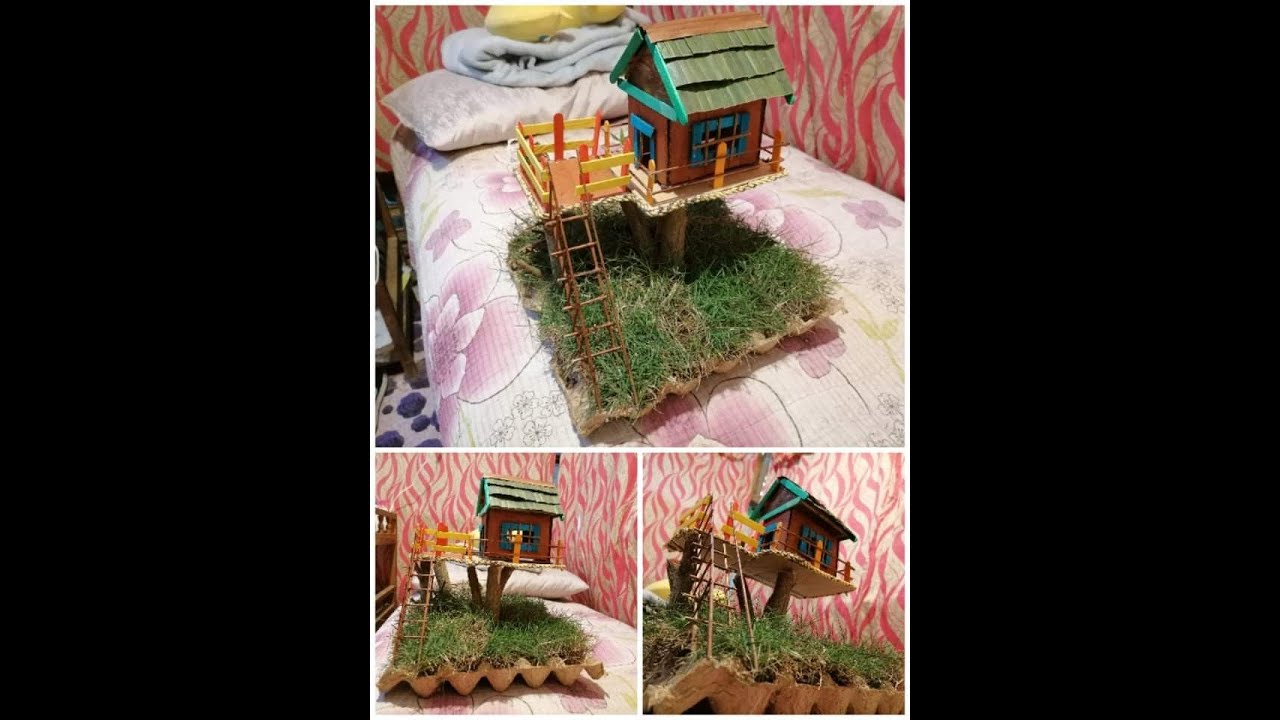 Very awesome tree house diorama - YouTube