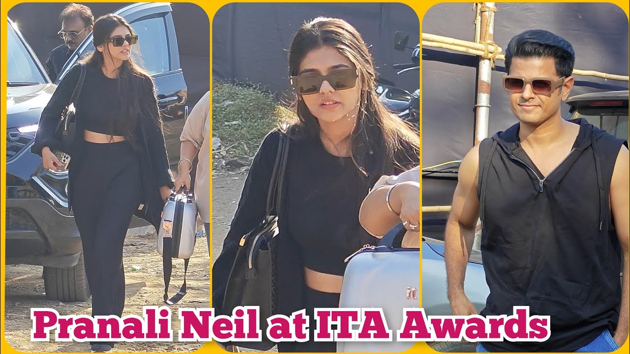 Pranali Rathod Hurrying for ITA Awards Dance Reharsal | Neil Bhatt At ...