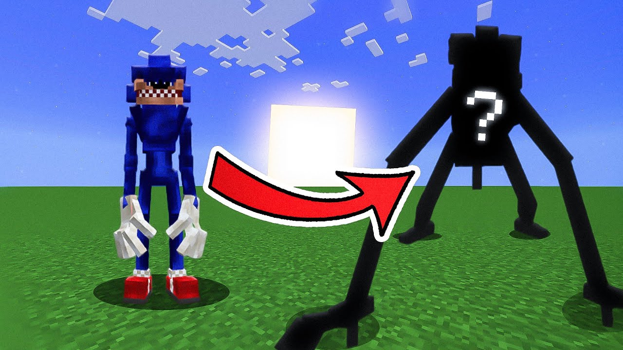 ALL PHASES Evolution SHIN SONIC in Minecraft Addon - YouTube