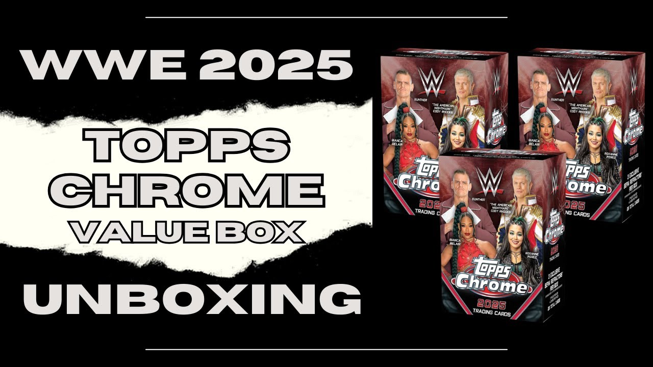 Are these valuable boxes?💥 WWE Topps Chrome 2025 Value Box 📦 # ...