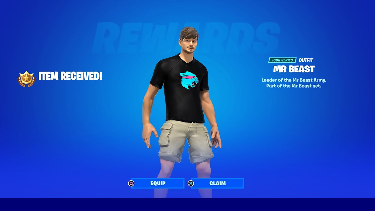 FREE SKIN is HERE! (Mr Beast) - YouTube