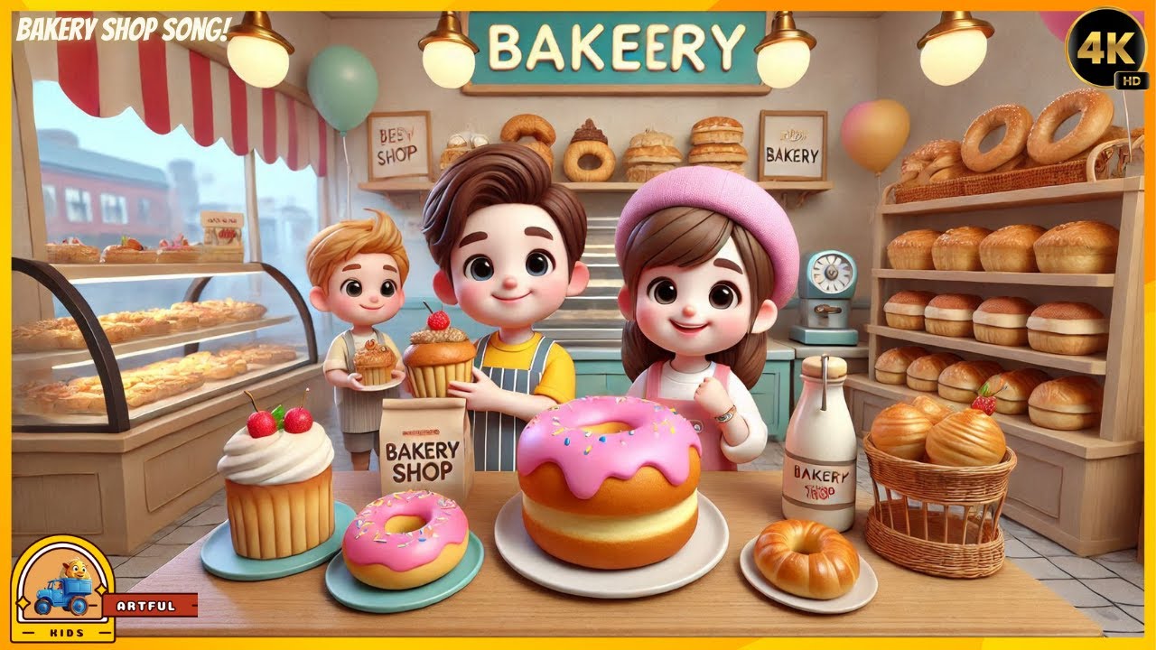 Bakery Song For Kids | Artful Animations - YouTube