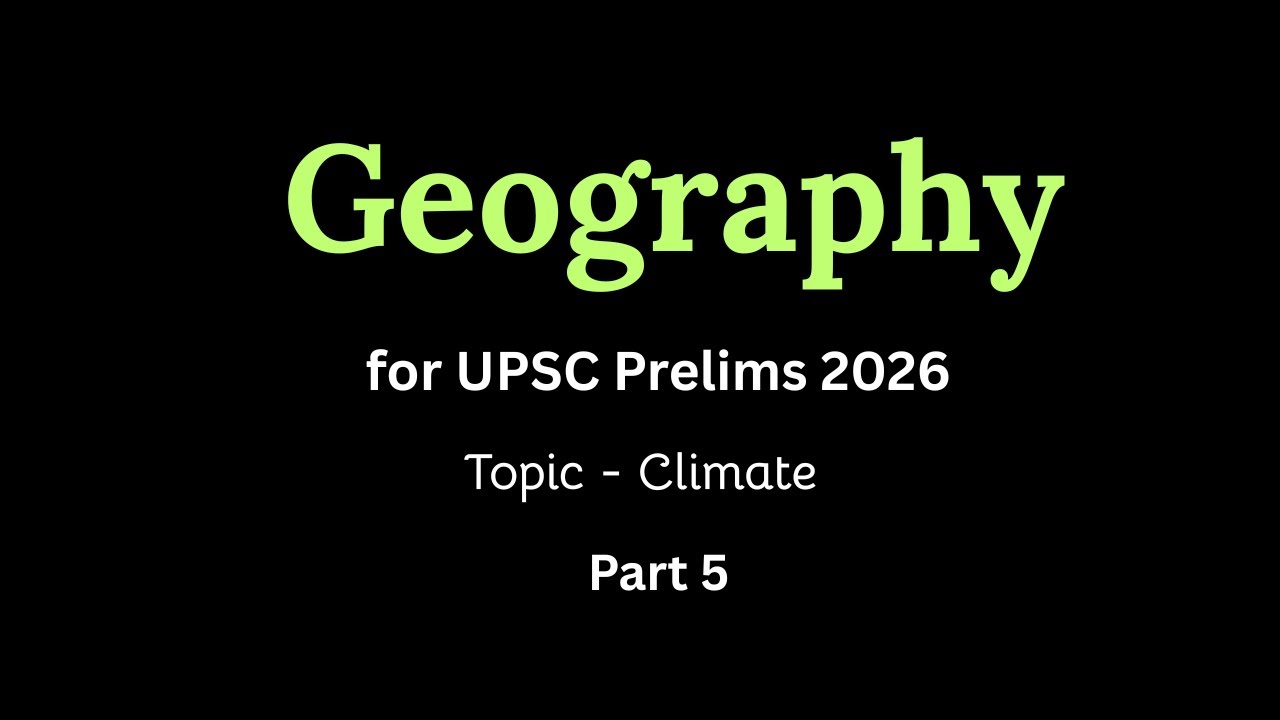 Geography -Jet streams, Fronts | UPSC 2026 Prelims | UPSC MindGame ...