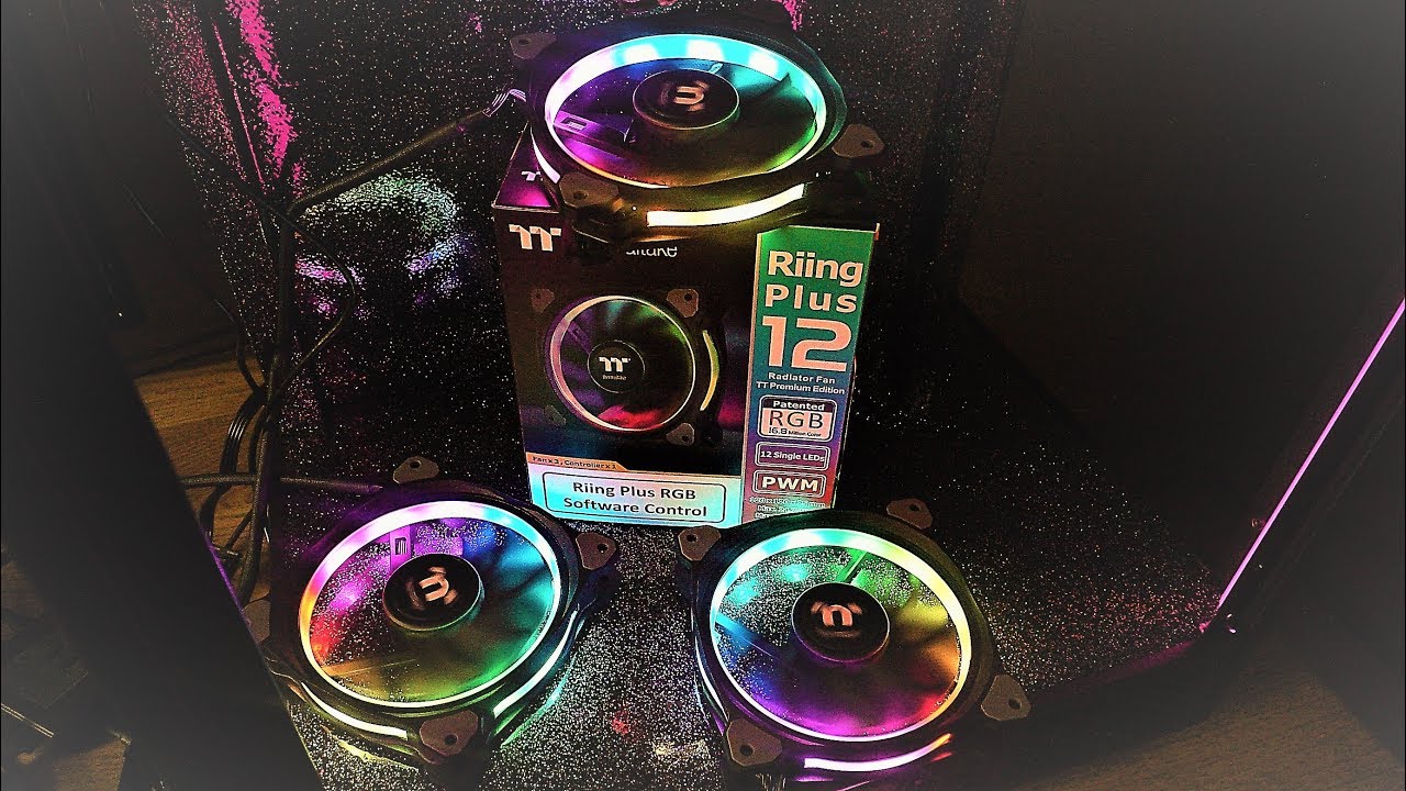 Thermaltake Riing Plus RGB Test your Fan - YouTube