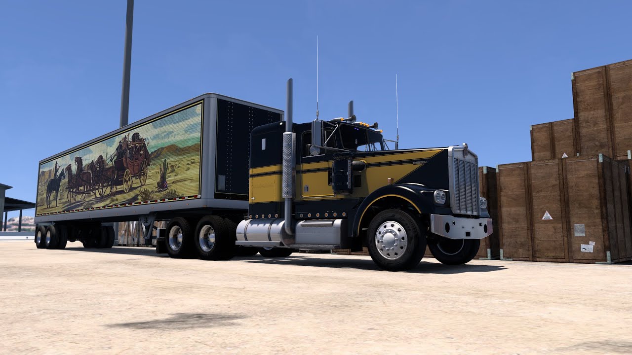 Kenworth W900 Kayenta AZ- Holbrook AZ hauling waste paper in the ...