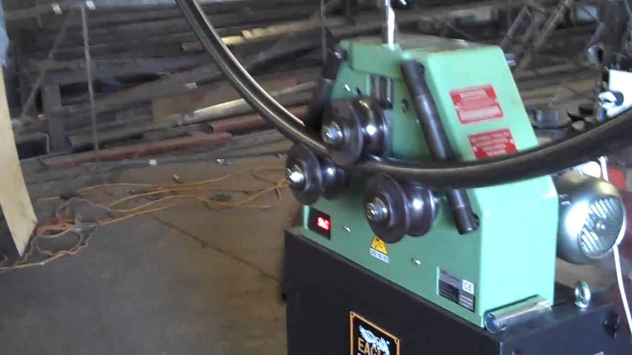 Eagle roll bender - YouTube