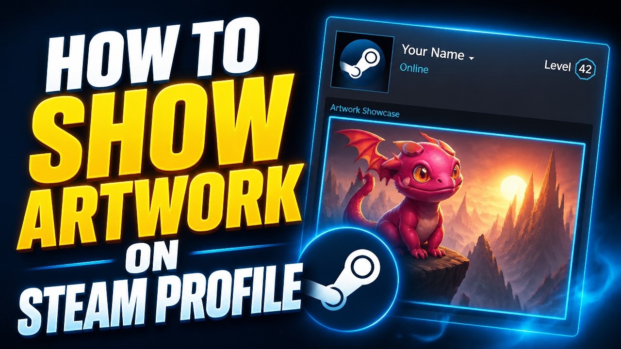 How to Upload ARTWORK to Steam (2025 Guide) - YouTube