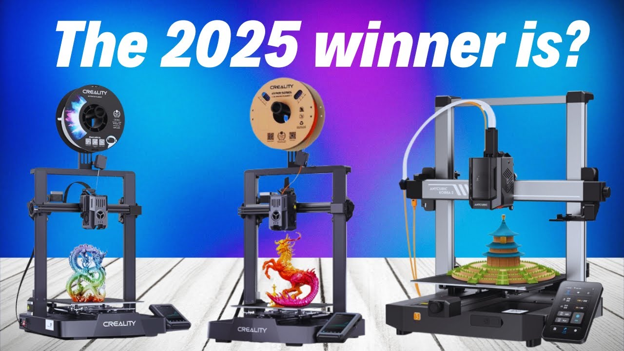 5 Best Beginner 3D Printers 2025 | Affordable & User-Friendly - YouTube