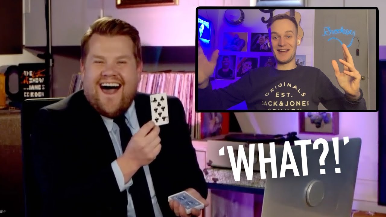 James Corden Left SPEECHLESS By Magician Jack Rhodes' INCREDIBLE Magic ...