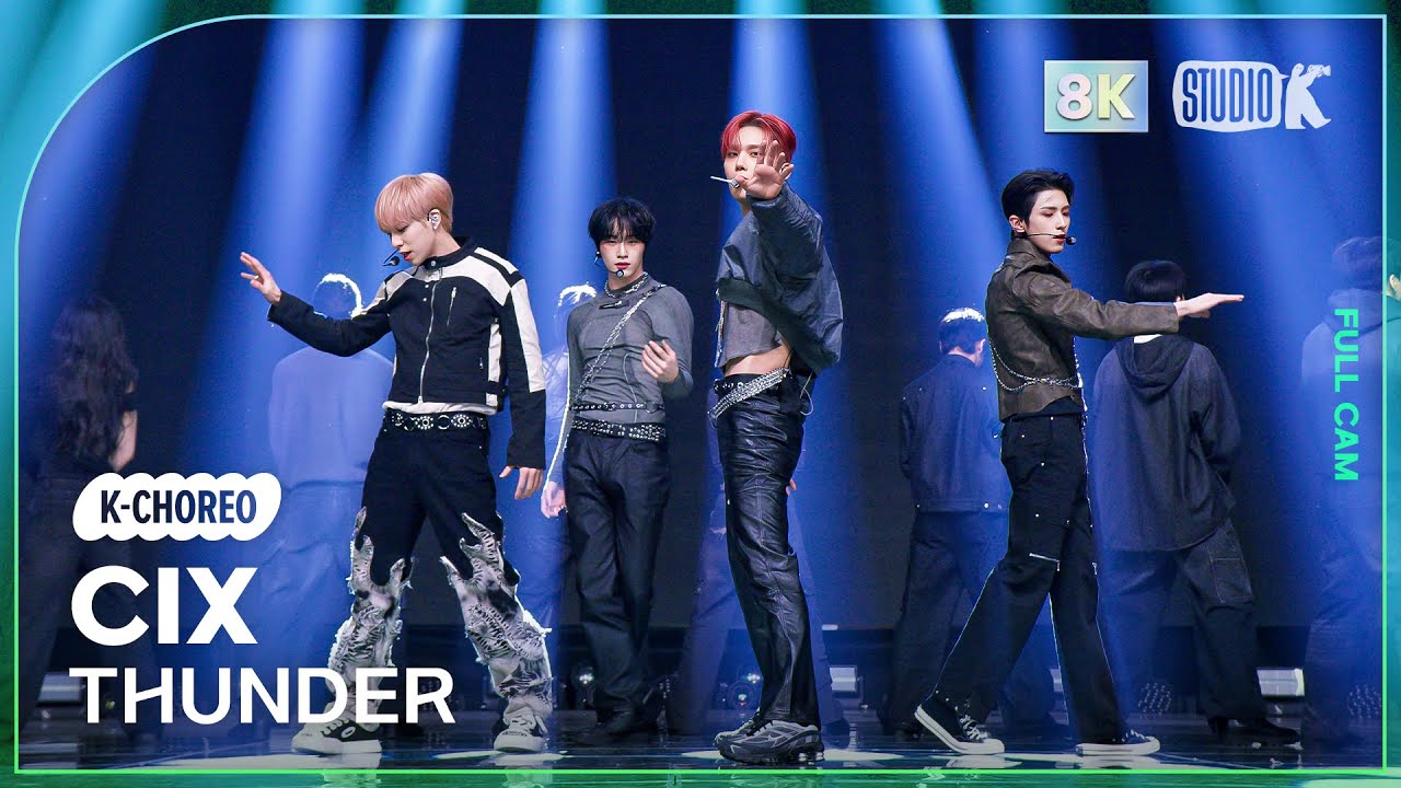 [K-Choreo 8k] CIX 직캠 'THUNDER' (CIX Choreography) @Musicbank 250207 ...