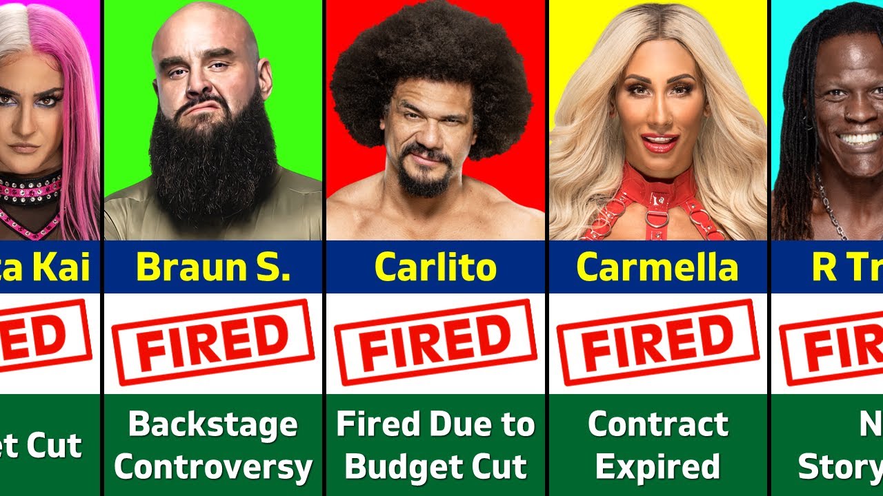 😲 Shocking Reasons Why WWE Fired 39 Wrestlers in 2025! - YouTube