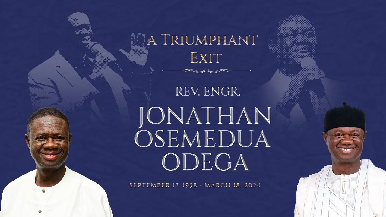 COMMENDATION SERVICE - LATE REV. JONATHAN ODEGA - JUNE 25, 2024 - YouTube