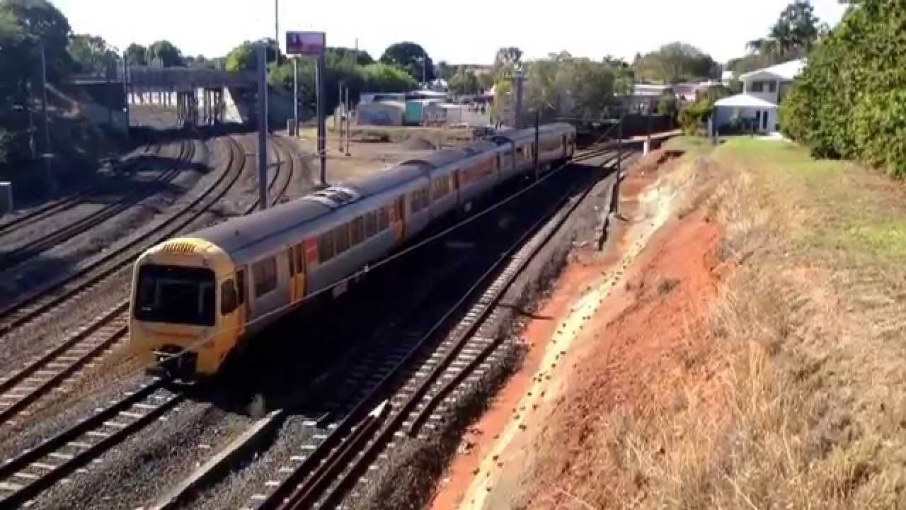 Queensland Rail 6 SMU heading for Doomben. - YouTube
