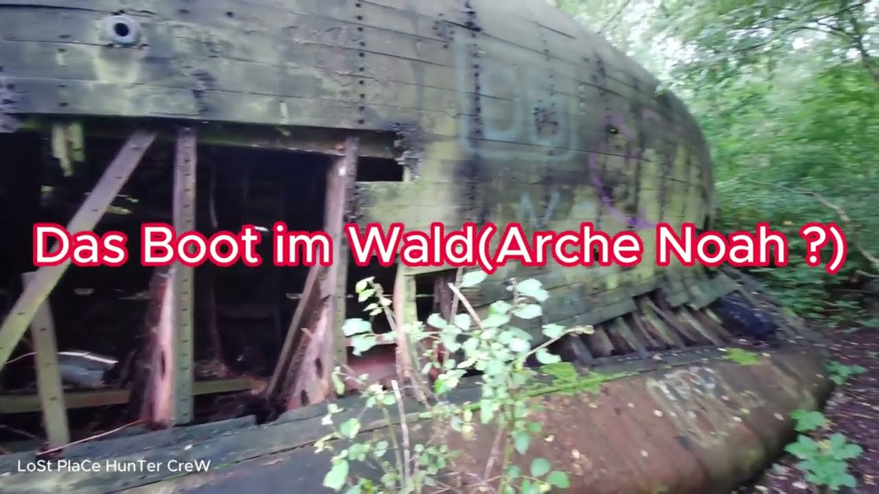 Das Boot im Wald, wie kommt das Boot dort hin, war das die Arche Noah ...