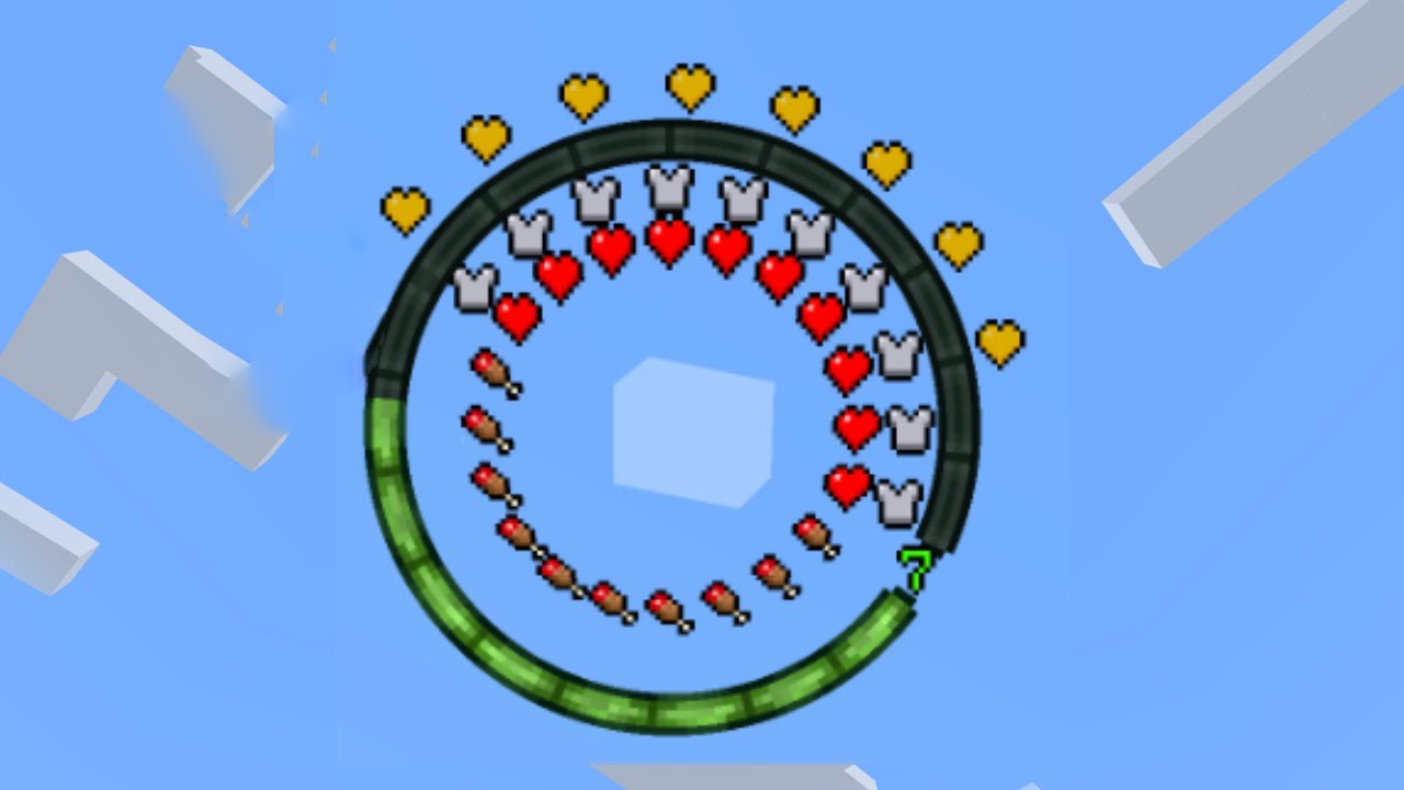 minecraft: but hotbar is circle - YouTube
