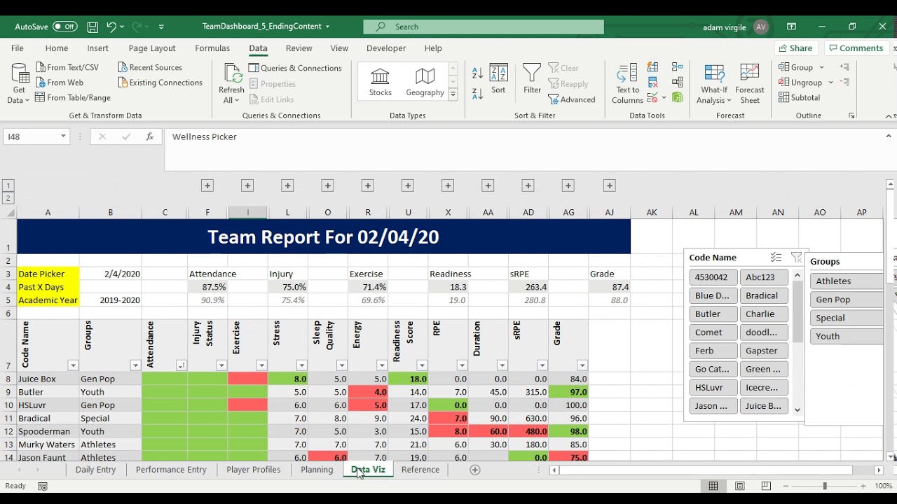 The Ultimate Team Performance Dashboard from Scratch #8: Drop-down ...