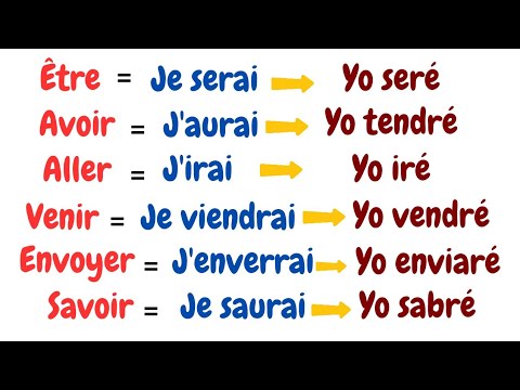 Los 50 Verbos más usados en FRANCÉS al futuro simple 🇨🇵📚 - YouTube