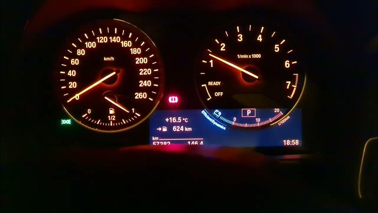 Bmw 118i B38 High Idle Rev - YouTube