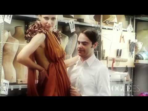 Natasha Yarovenko e Ion Fiz en el Museo del Traje