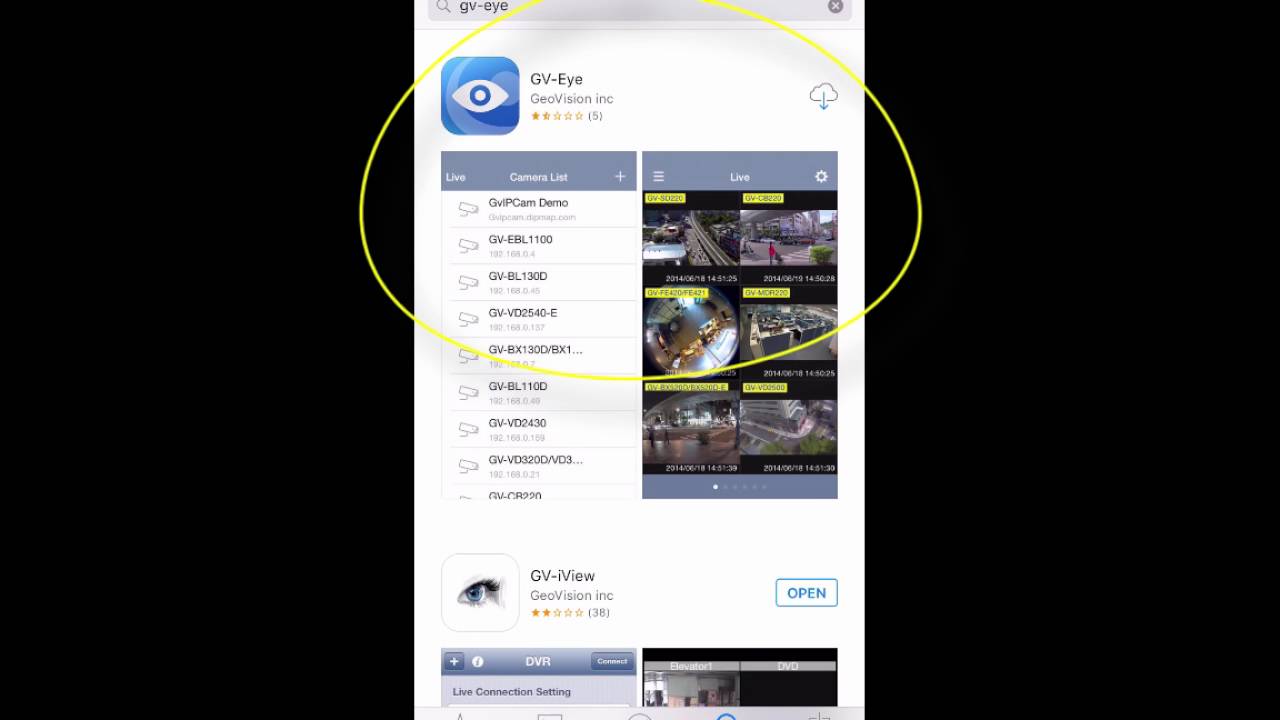GV-EYE - Download App - YouTube