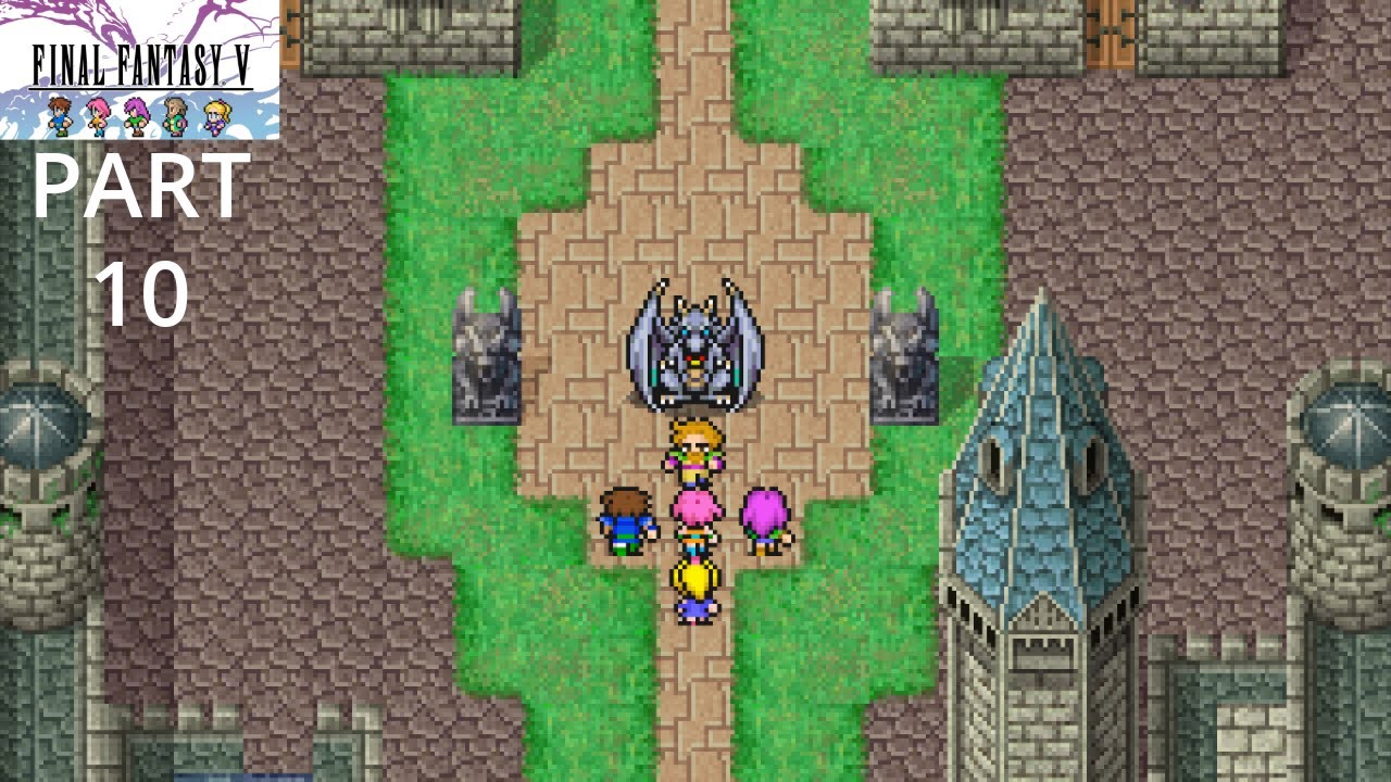 Final Fantasy 5 pixel remaster Part 10-Kupo, Moogle village and King ...