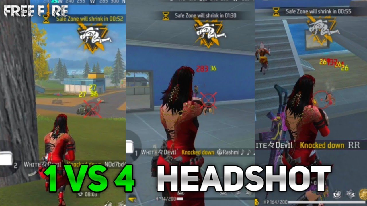 1VS4 Headshot| Op Gameplay| Fast Moment Kill| Sigma Gamer| - YouTube