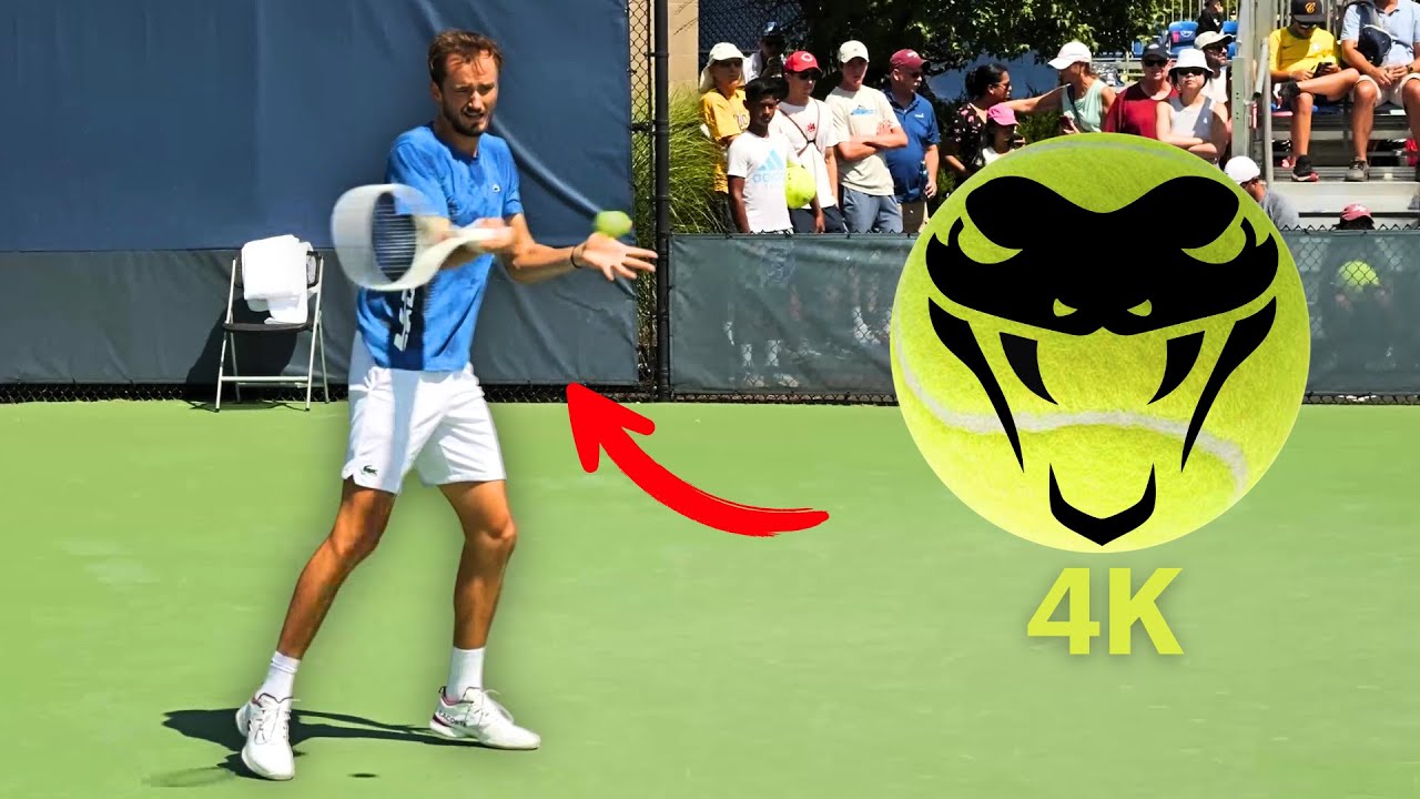 Daniil Medvedev’s FOREHAND: Genius or Flaw? | Slow Motion 4K - YouTube