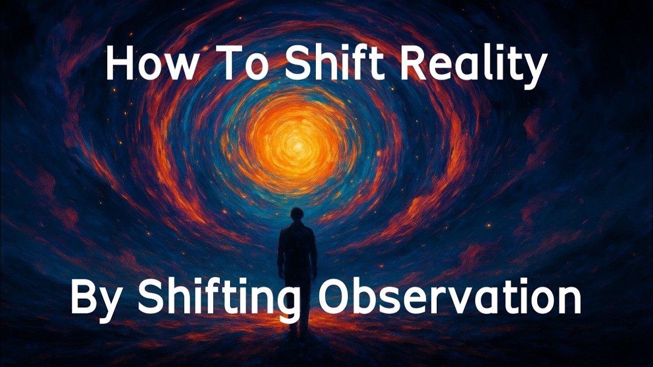How To Shift Reality By Shifting Observation - YouTube