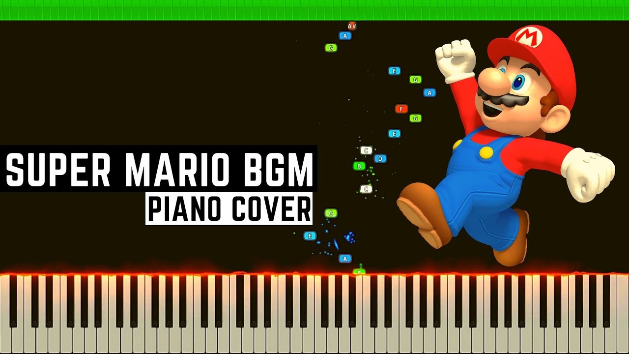 Super Mario BGM Piano Cover By Prem Anand | Free MIDI File - YouTube