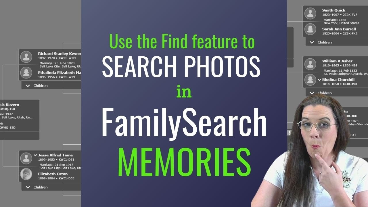 FamilySearch Memories: Searching for MORE Family History Photos - YouTube