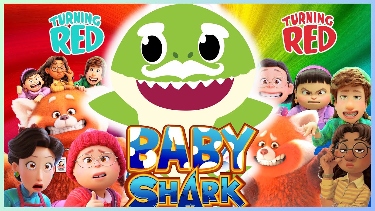 BABY SHARK & TURNING RED || Coffin Dance Song (COVER) - YouTube