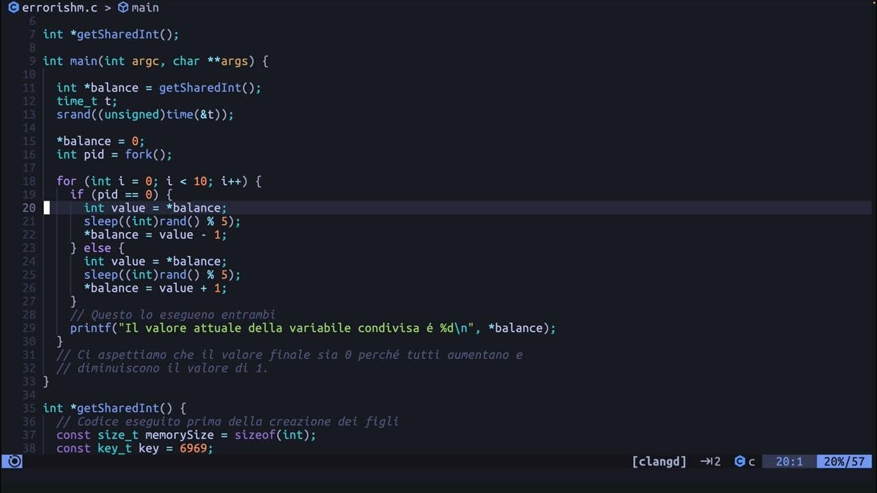 Interleaving e Sezione Critica - Unix - YouTube