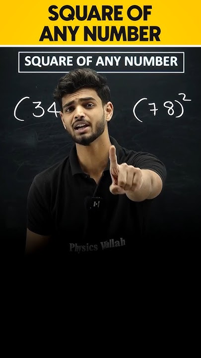 Find Square of any number in 1 Minute 🔥😍 #MathsTricks #PWShorts - YouTube