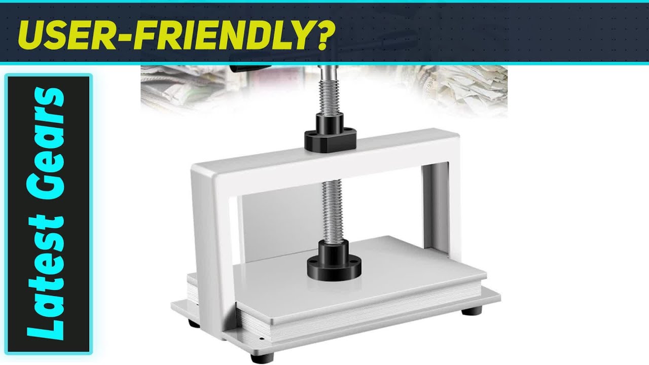 A3/A4 Bookbinding Press: The Ultimate Paper Flattener! - YouTube