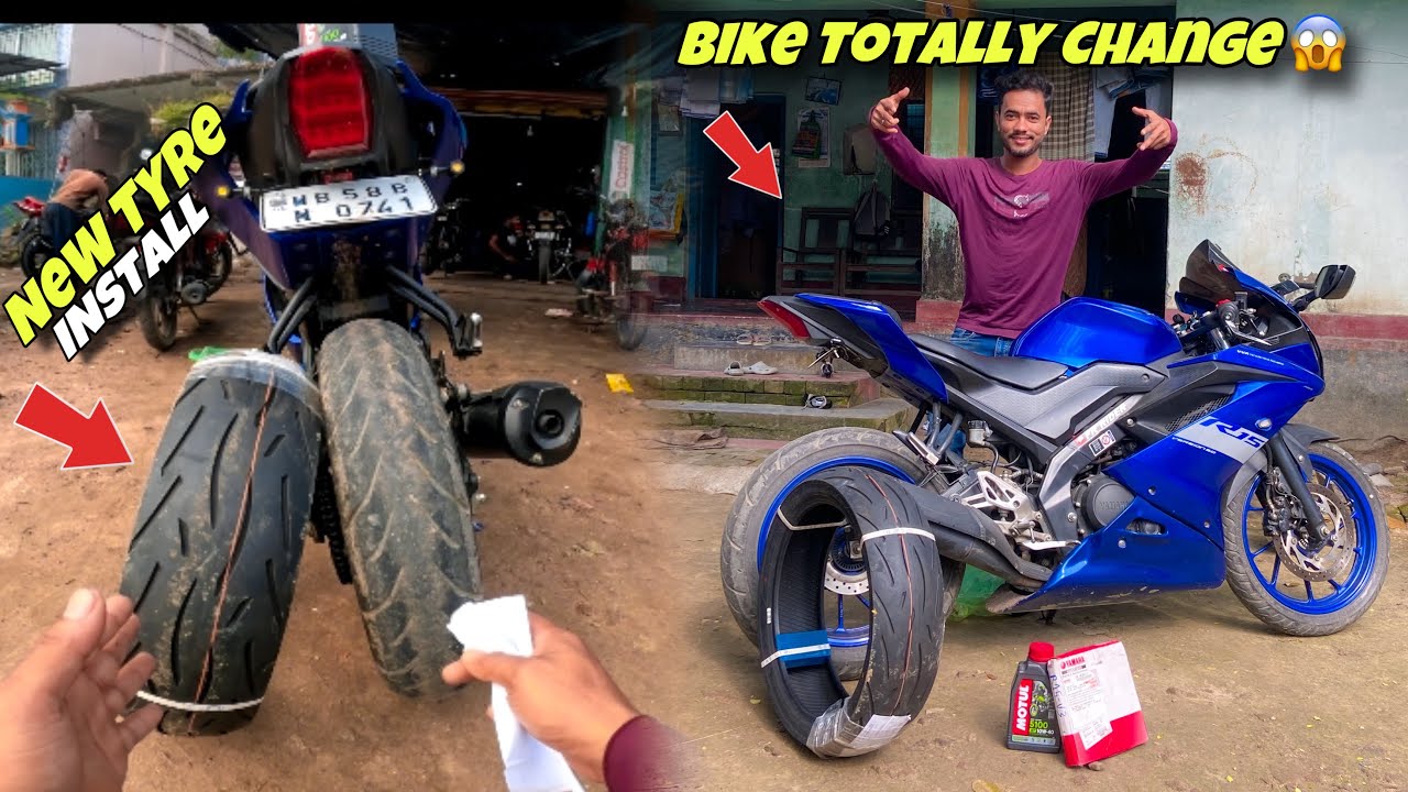 Aaj Bike ko Super Bike | Banane Wale Hain😱Change is Yamaha R15V3 🔥 ...